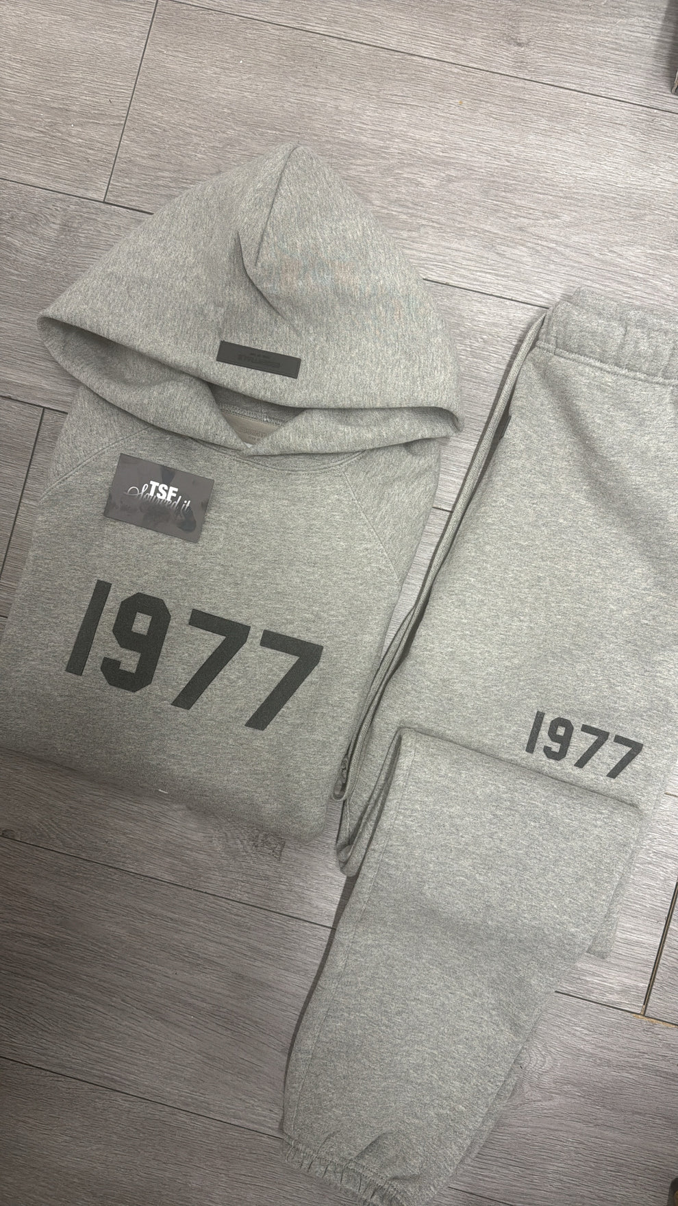 1977 Dark Oatmeal Essentials Tracksuit – TSF SOURCED IT